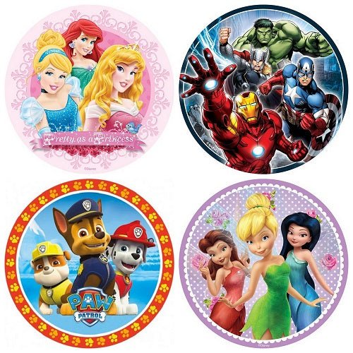 Round Licensed Edible Images — Cupcake Sweeties