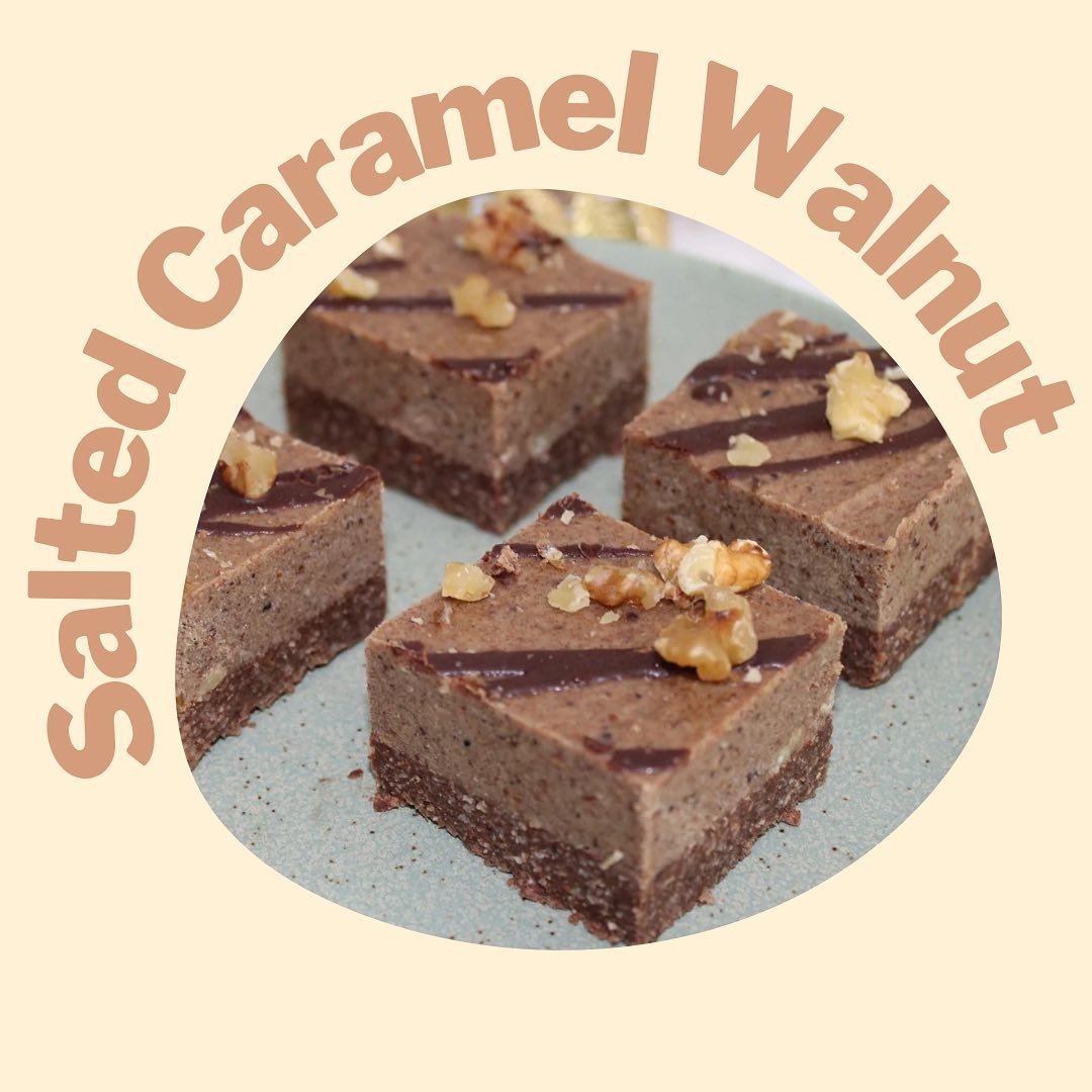 Raw Goodness - Salted Caramel Walnut Slice — Cupcake Sweeties