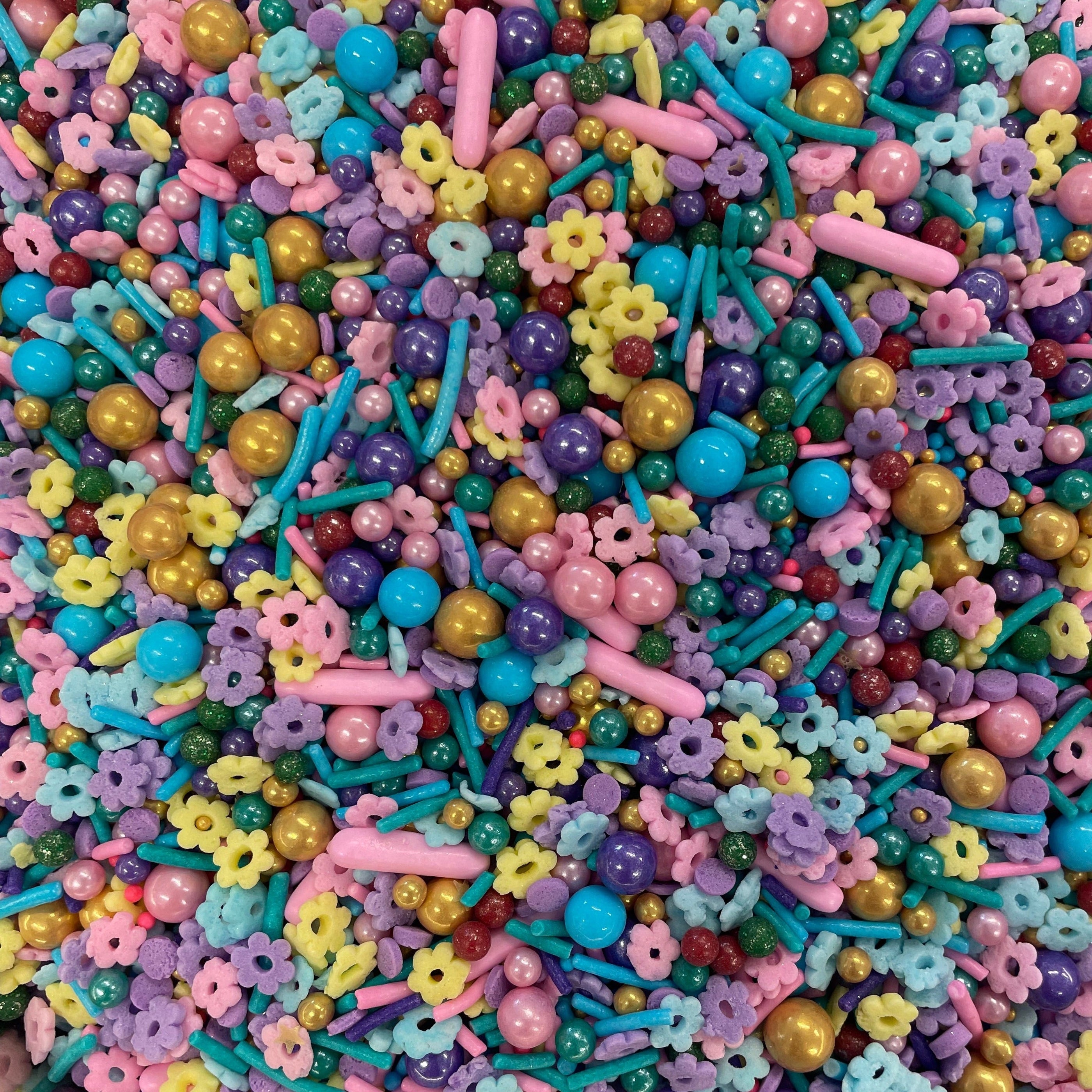 Flower Power Sprinkle Medley - 100gm — Cupcake Sweeties